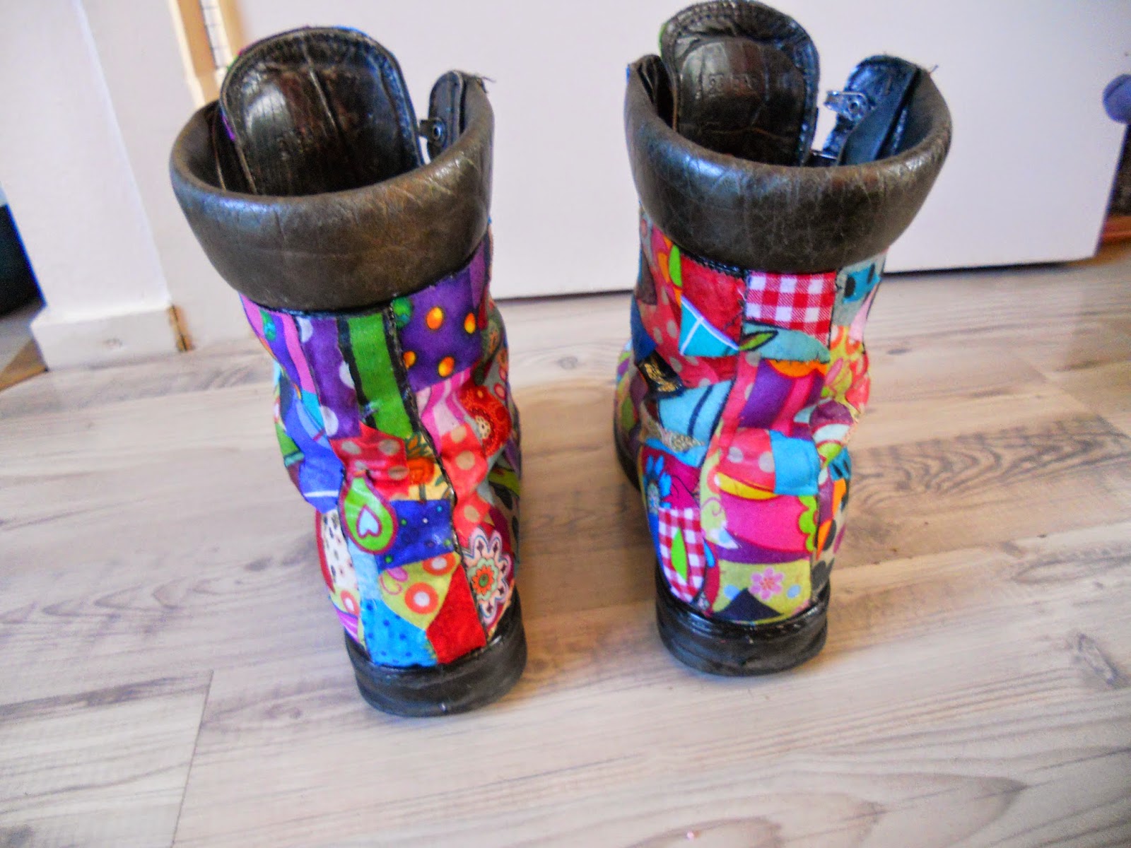 Double Dutch stories: Patchwork boots