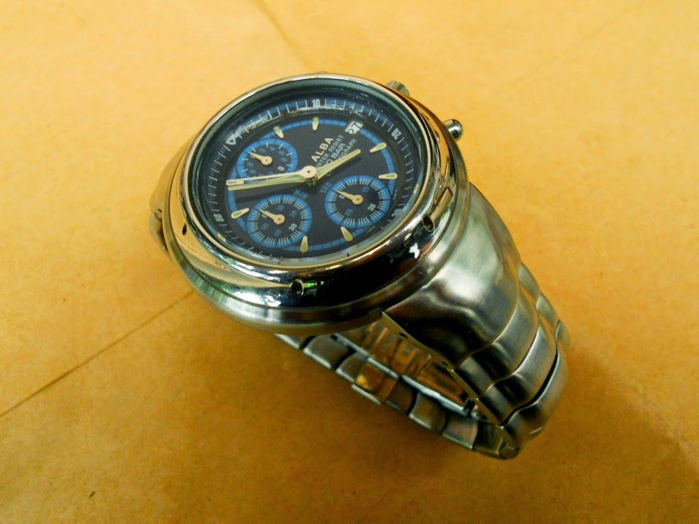 Vintage Jam dulu-Jam antik-Jam lama & Sparepart Jam: Alba Chronograph ...