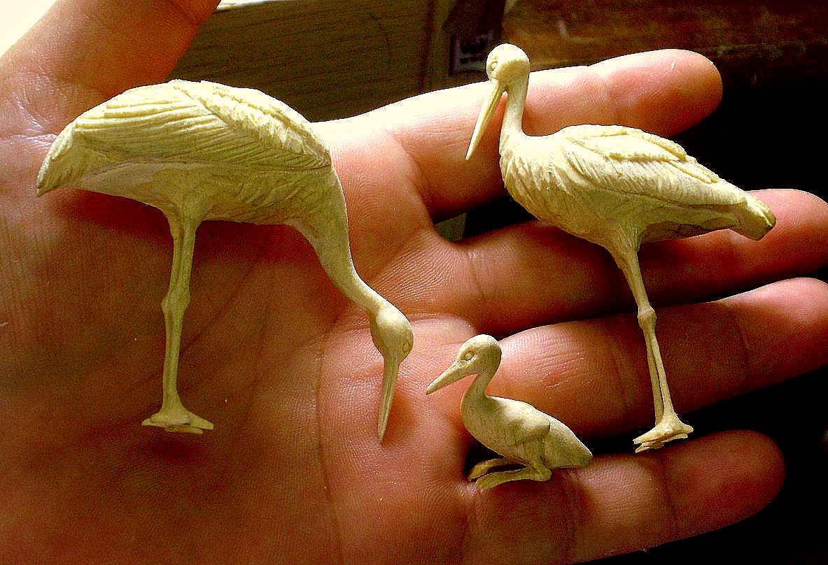 Miracle Chicken: 1:12 scale stork family
