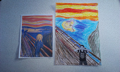 Taal & FotoCreatief (Ingrid's column): De schreeuw / The scream / Skrik ...