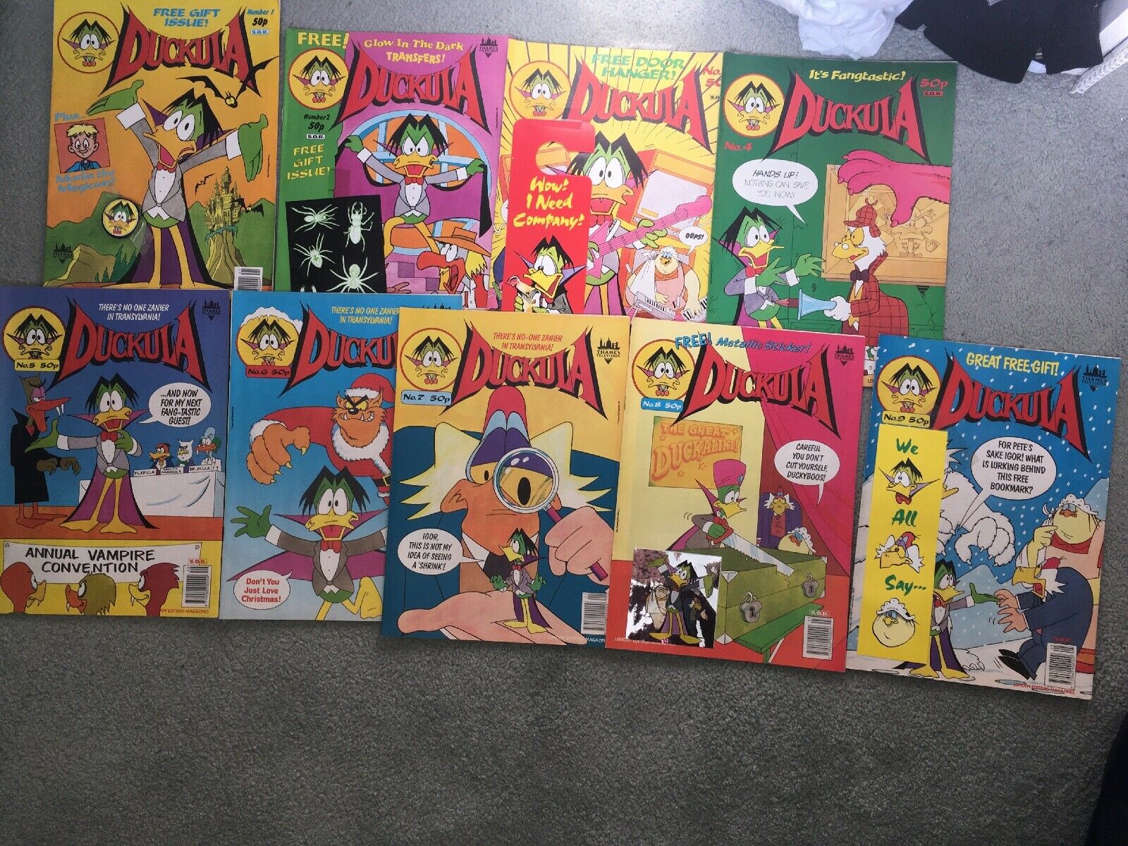 Boys Adventure Comics: UPDATED: Count Duckula comics series