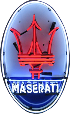Wiki Neon Sign Blog: Maserati Beer Bar Club Neon Sign 18"x16" FREE ...