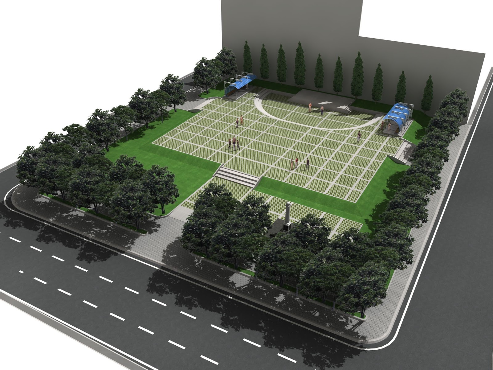 Arteam Engineering Studio: RUANG PUBLIK DAN SARANA TAMAN OLAHRAGA - RIAU