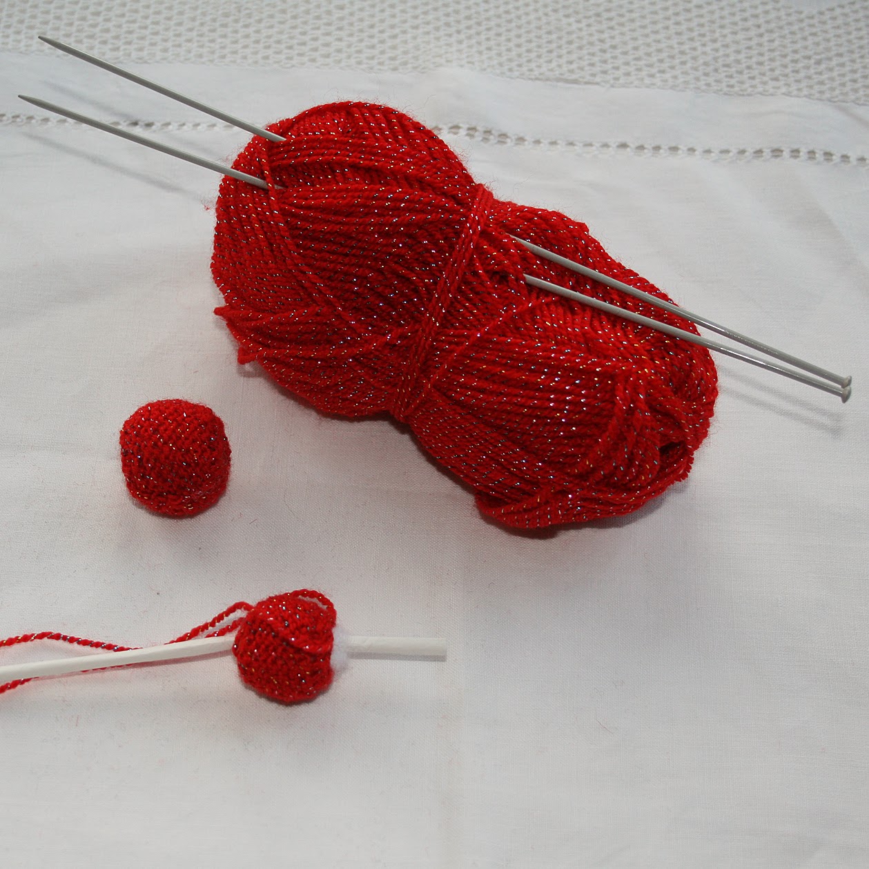 .: Textile beads 2 - How to Knit Spherical Beads