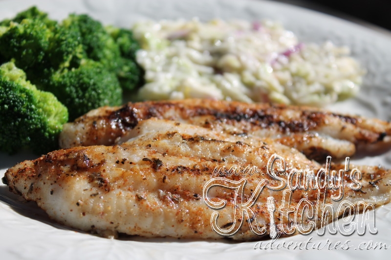 Grilled Cajun Catfish | Sandy's Kitchen