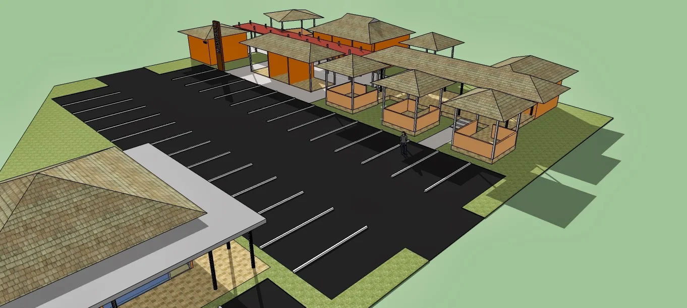 Konsep Site Plan Restoran Out Door | Jasa Pembuatan Site Plan