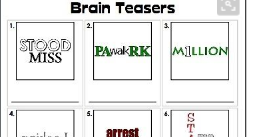 Middle School Advisory: Brain Teasers