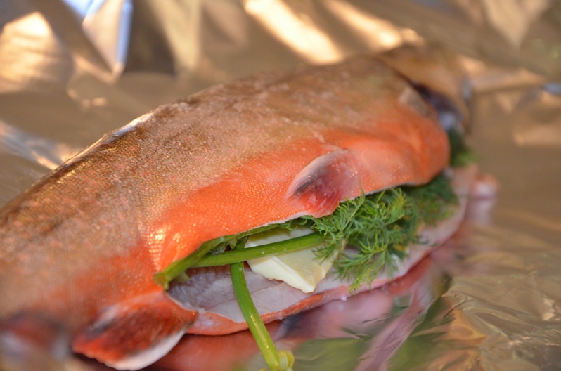 Therese Gott Och Blandat: Röding i ugn med god sås