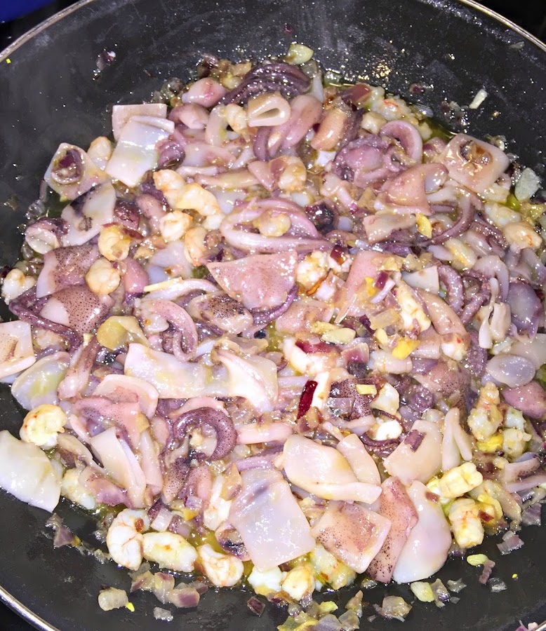 Pasta negra marinera al aroma de sidra para 'Reto de recetas sanas ...