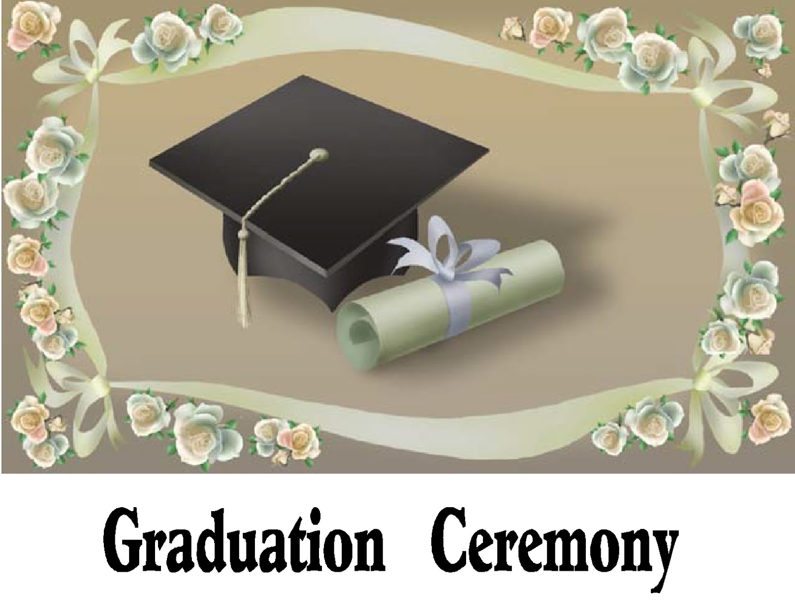 Free Posters and Signs: Graduation Ceremony