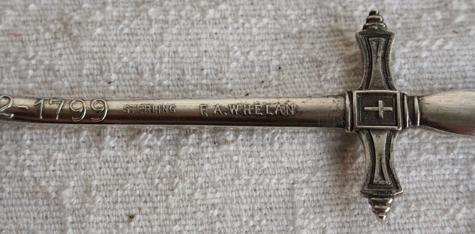 Антиквариат: МАСОНСАЯ ЛОЖКА. MASONIC STERLING SPOON WASHINGTON SWORD ...