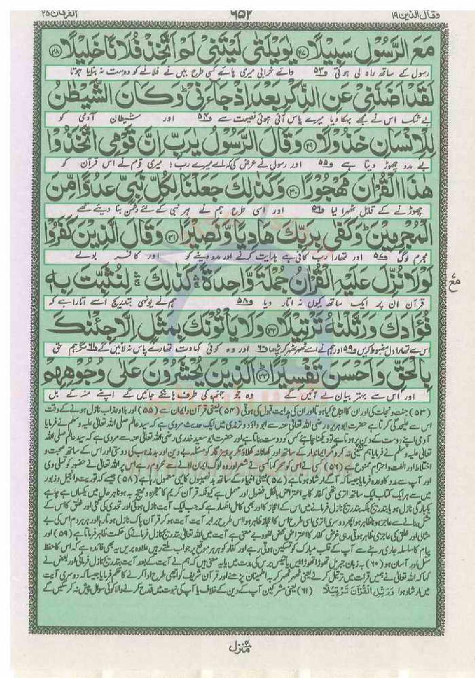 Kanz-ul-Iman (Recitation & Translation): Kanz-ul-Iman - Paara 19 ...