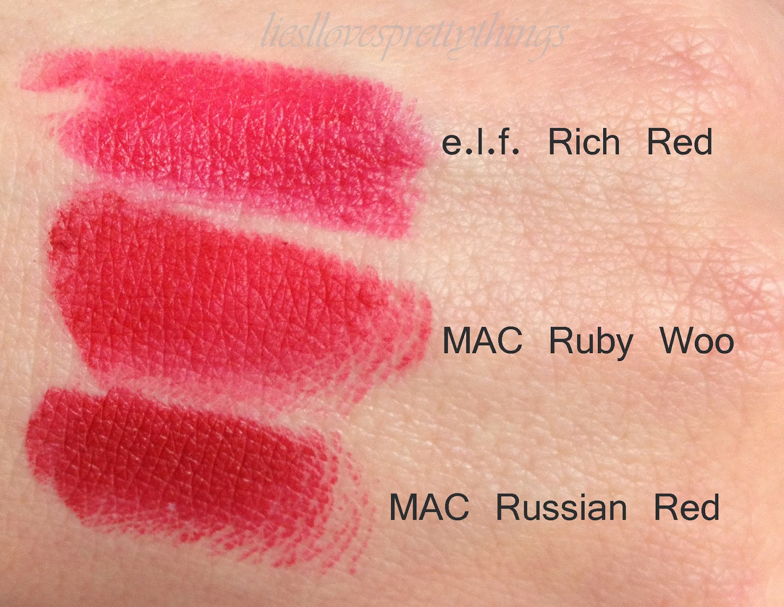 Liesl Loves Pretty Things: Battle of the Matte Red Lippies!!