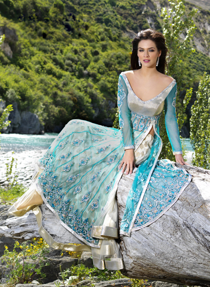 Gorgeous model Maria Sokolovski in Indian dreses!! : Gorgeous Russian ...