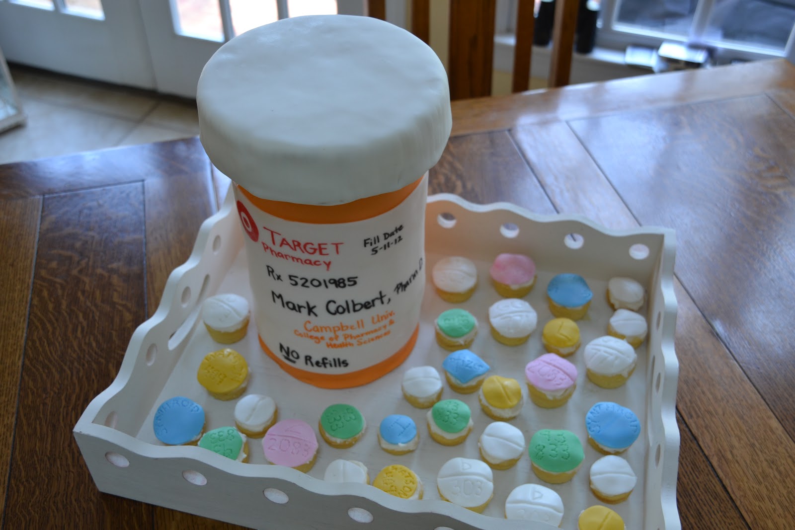 Much Ado About Somethin: Mark's Graduation & The Pill Bottle Cake