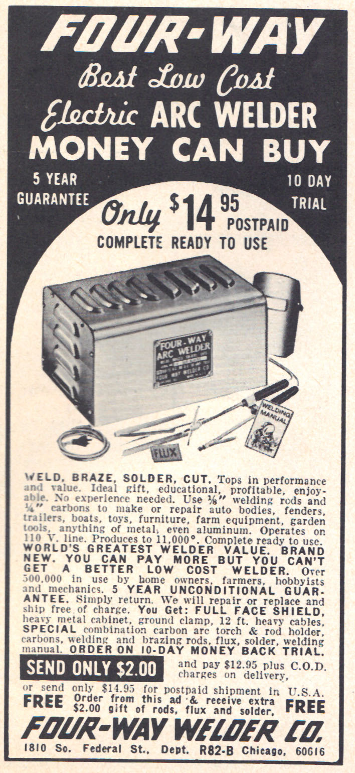 Progress is fine, but it's gone on for too long.: Four Way arc welder