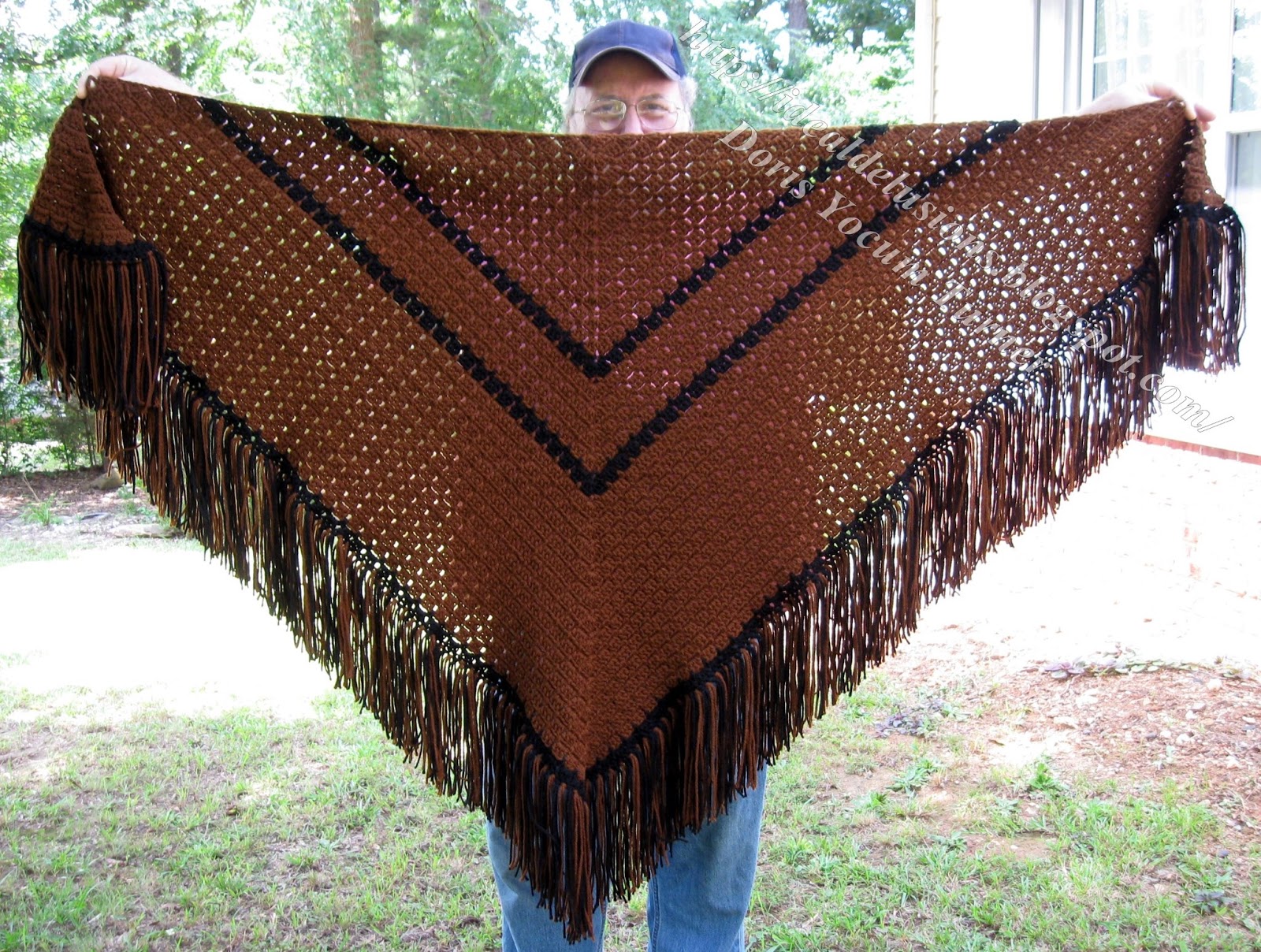 Ideal Delusions: So Simple Box Stitch Shawl