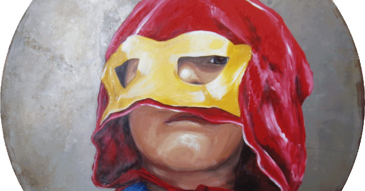 Serendipity: The Story Behind the Painting: The Volcano Eruption Superhero