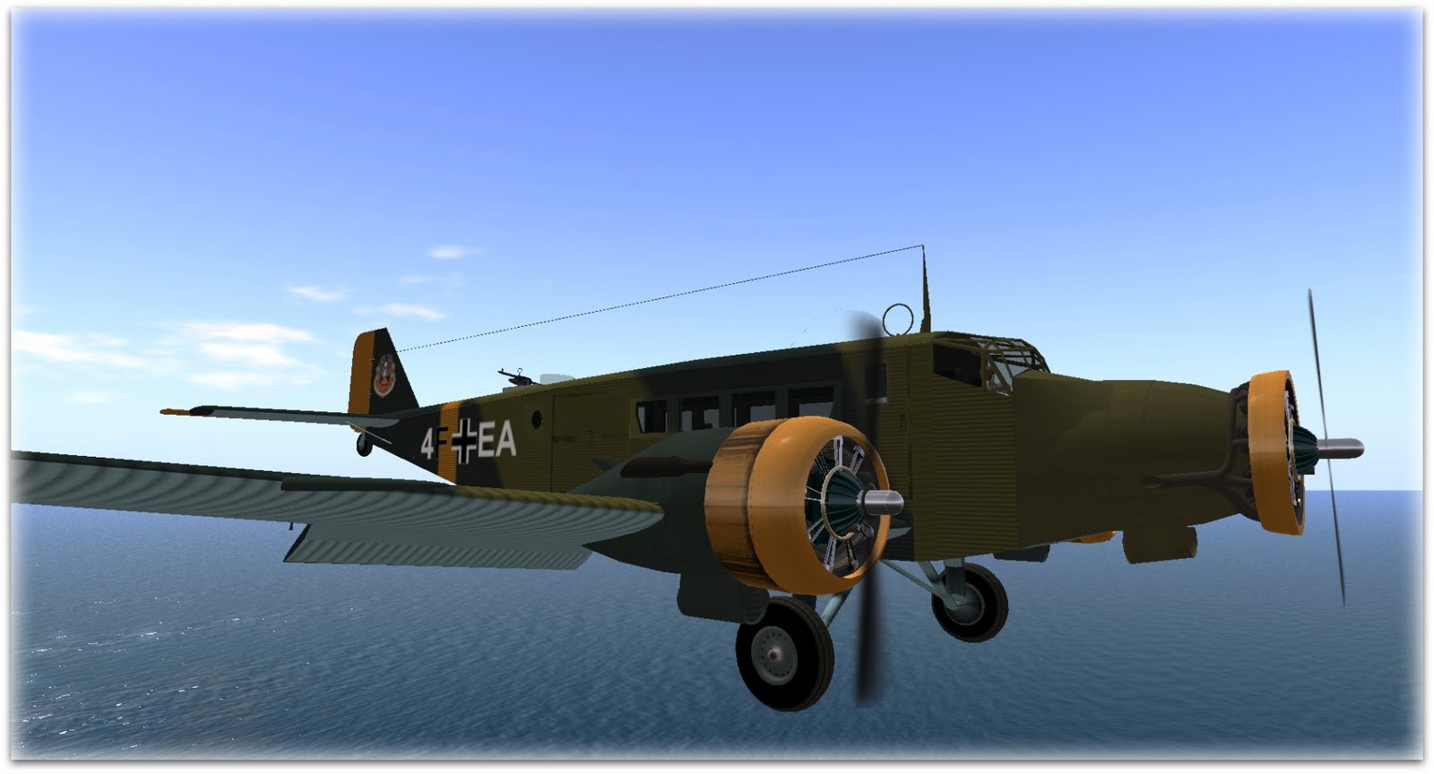 Vol de nuit: Junker 52 Luftwaffe