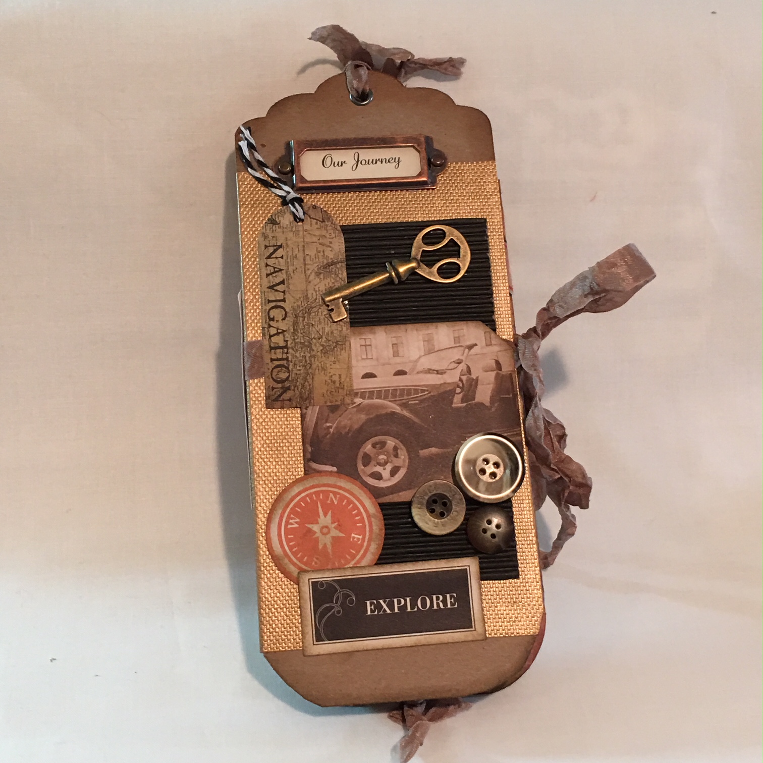 Bountiful Heirlooms: Handmade Travel-Themed Album and Junk Journal