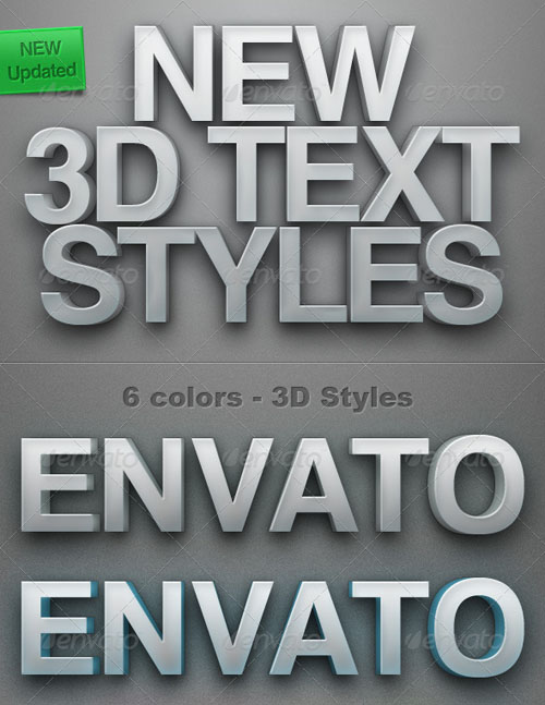 50 Photoshop PSD Text Effect Templates | Mow Design | Graphic Design Blog
