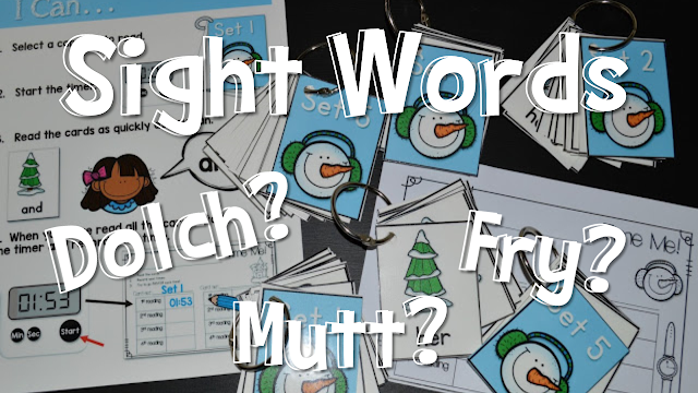 Sight Words: Dolch? Fry? or Mutt? | Mrs. Wills Kindergarten | Bloglovin’