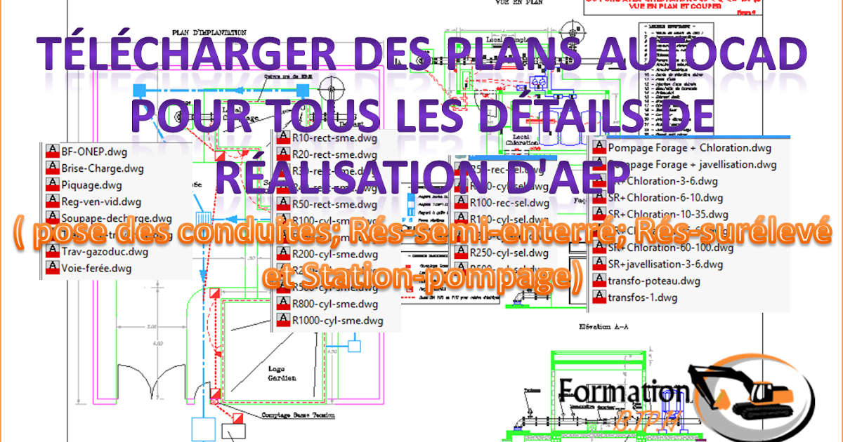 Télécharger des plans AUTOCAD pour tous les détails de réalisation d ...