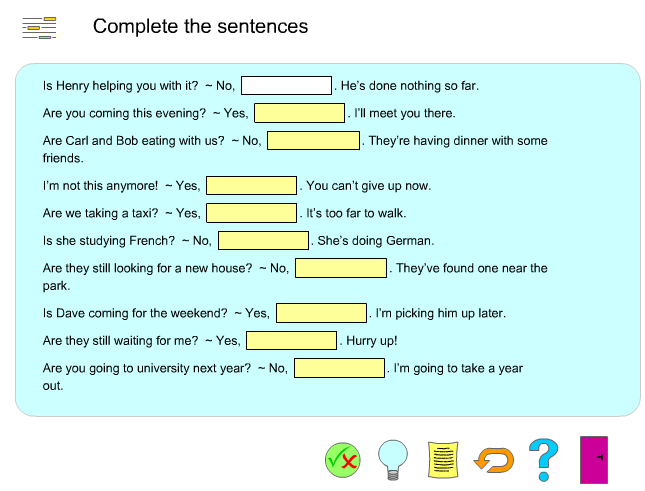 Gazpacho is not tomato soup: Unit 1 - Present Continuous