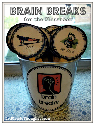 NEW: Brain Breaks for the Classroom | 3rd Grade Thoughts