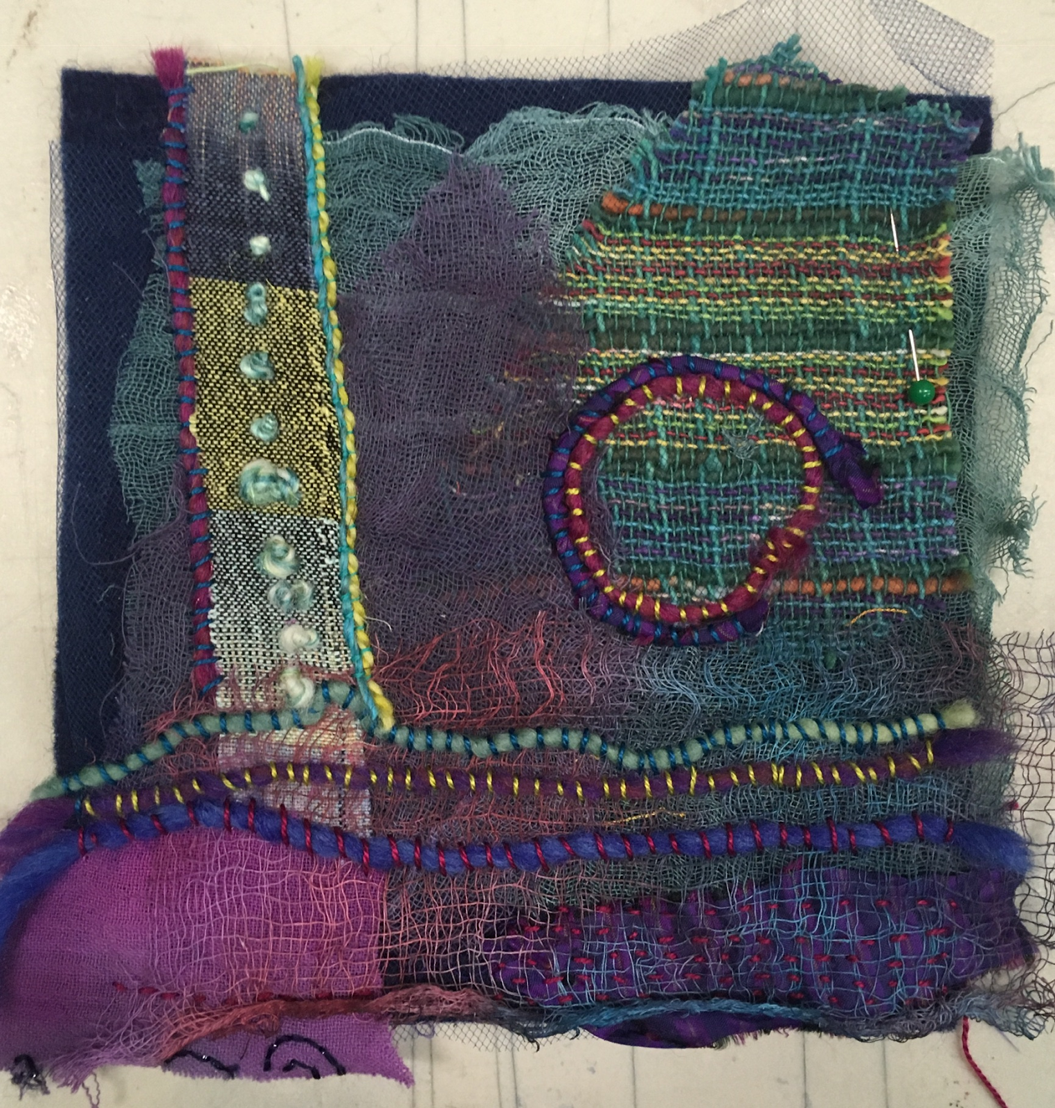 Julie B Booth: Spin and Stitch Workshop