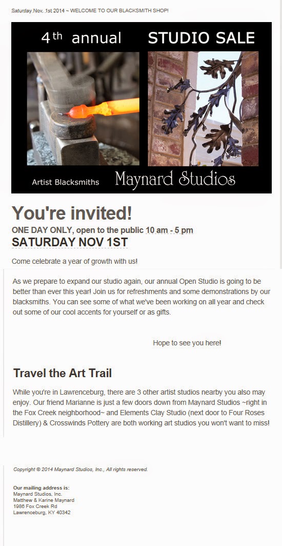 Maynard Studios: Open Studio 2014