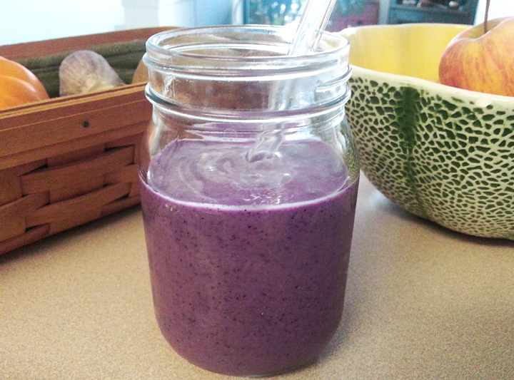 Eat the Rainbow: Homemade Almond Milk & Berry Milk Shake