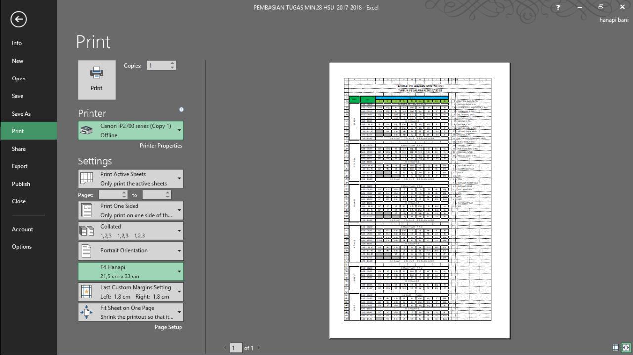 √ √ Cara Mudah Atur Kertas F4 di Excel