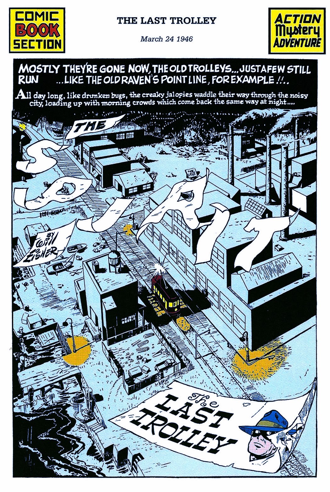 LA CANCIÓN DE TRISTAN.: Las splash-pages de The Spirit (2) Las portadas ...