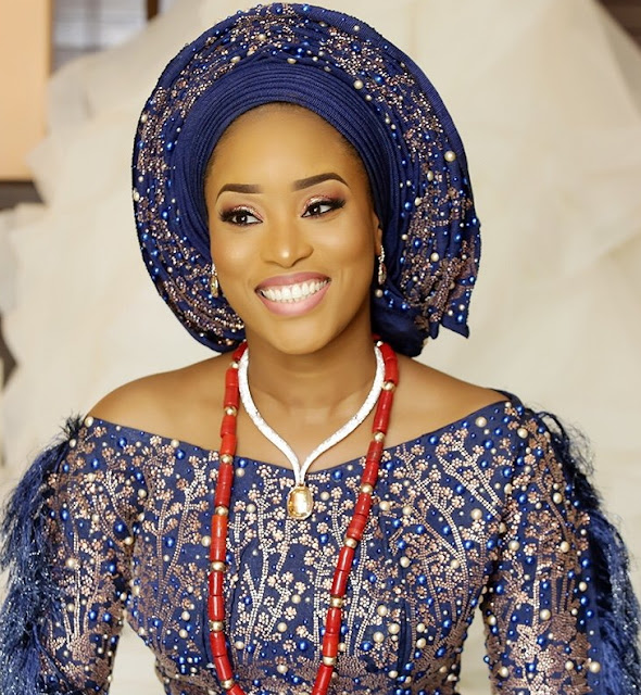Check Out This Beautiful Nigerian Bride & Her Groom On Their Wedding ...