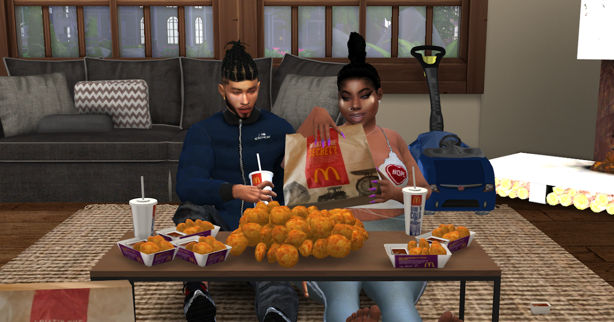The Black Simmer: 100 Chicken Nugget Challenge Pose Pack by Kiko Vanity