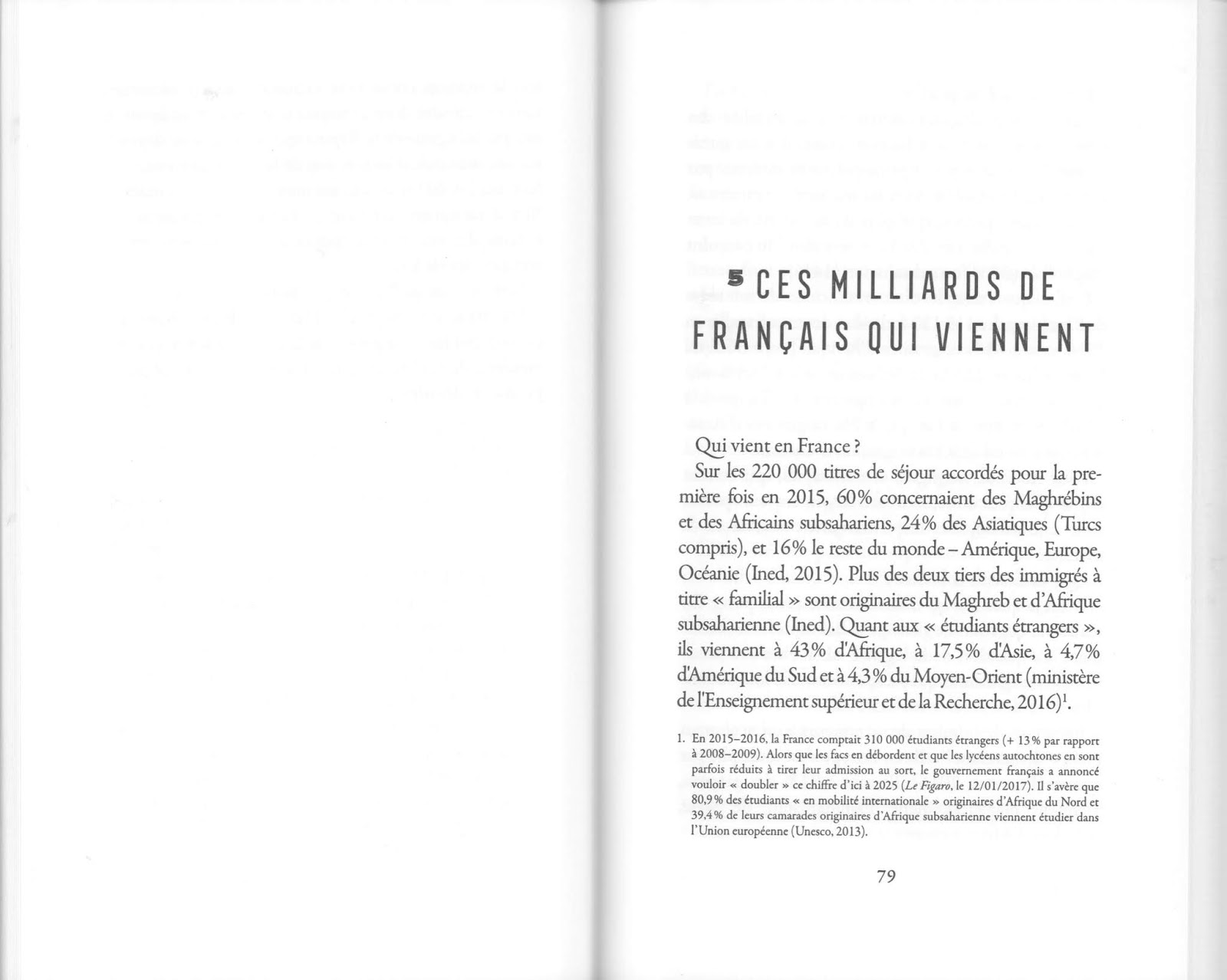 école : références: Laurent Obertone, La France interdite (2018)