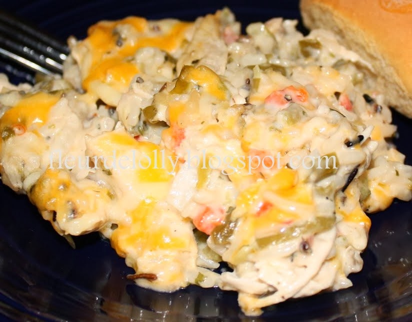 Fleur de Lolly: Church Potluck Chicken & Wild Rice Casserole
