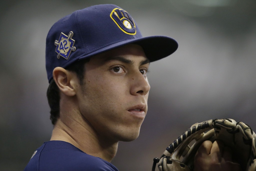 The Baseball Den: Christian Yelich Forced To Sit Out Game Due To Back ...