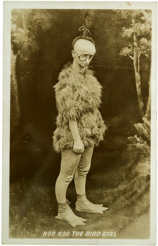 zagadkowe zjawiska i ciekawostki świata: Kobieta ptak- Koo Koo