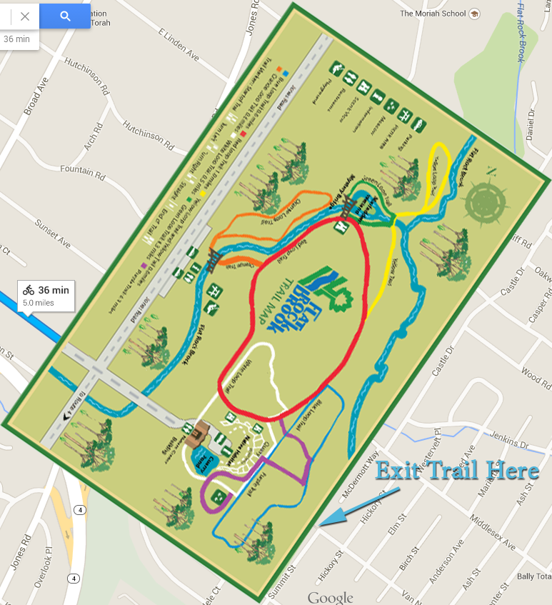 Bike-N-Hike Fort Lee, Leonia Flat Rock Nature Center - Pushing Myself