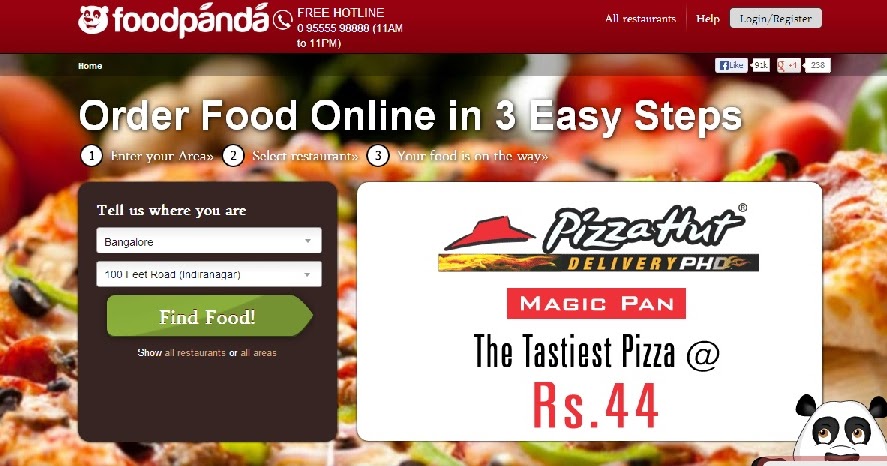 Nithu's Kitchen: Food Panda - Ordering Food in 3 Easy Steps