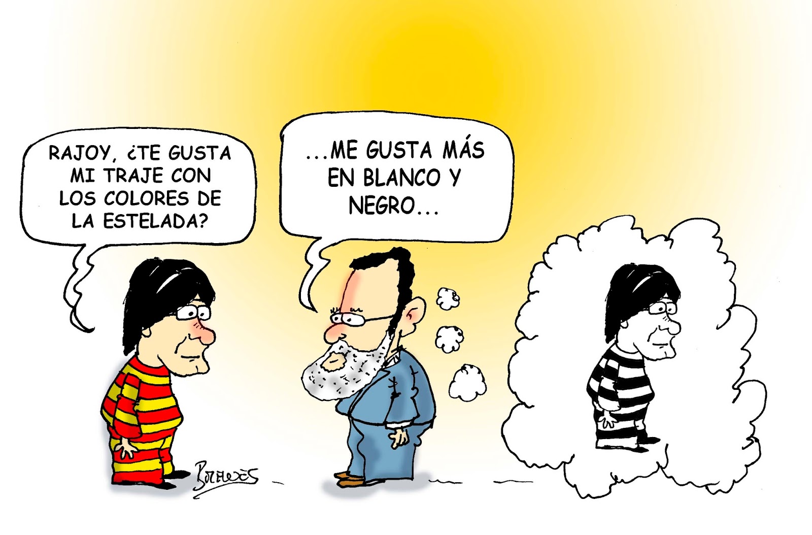 HUMOR BRENES: MEJOR EN BLANCO Y NEGRO