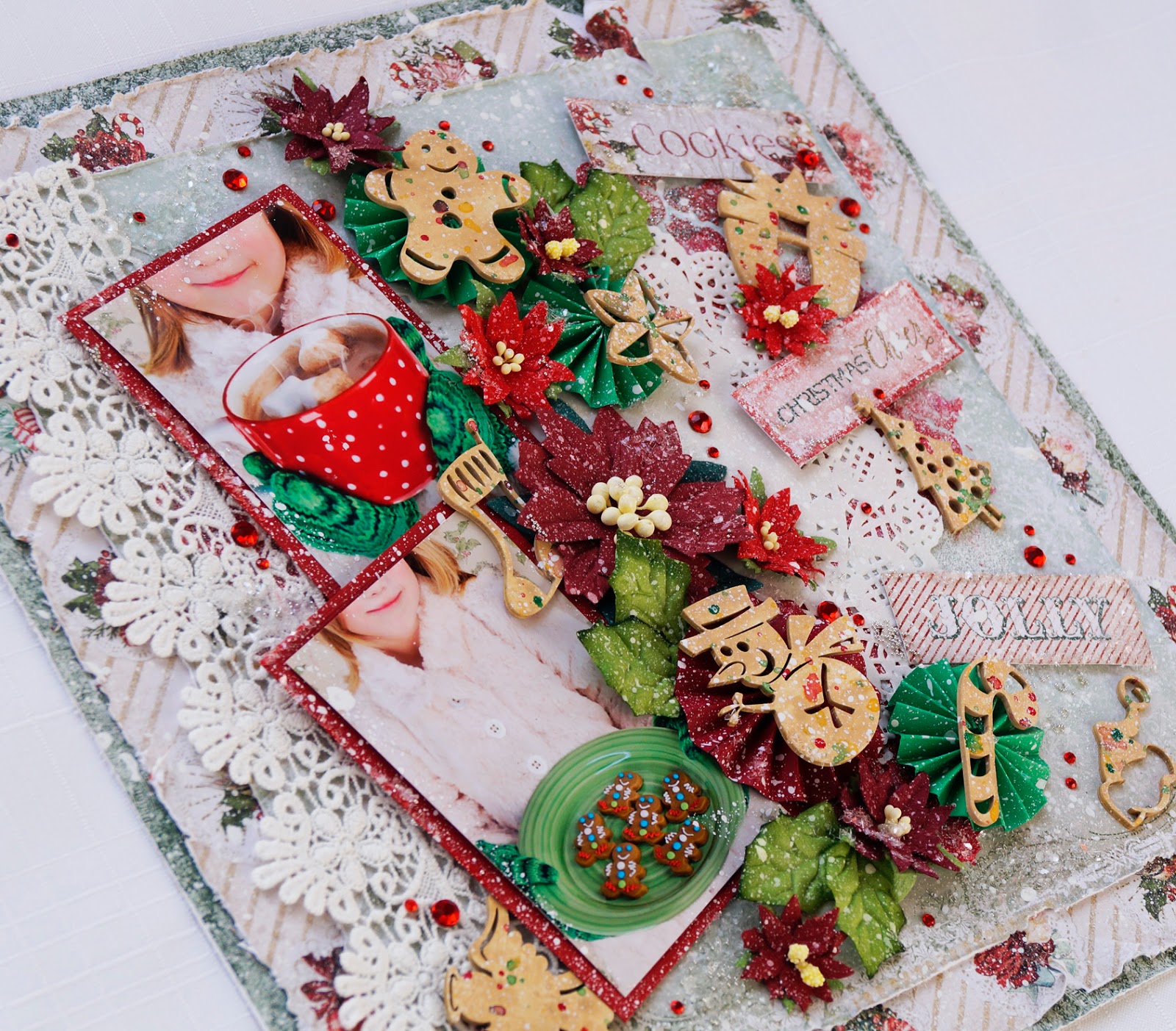 Terry's Scrapbooks: Reneabouquets Christmas Cookies Scrapbook page ...