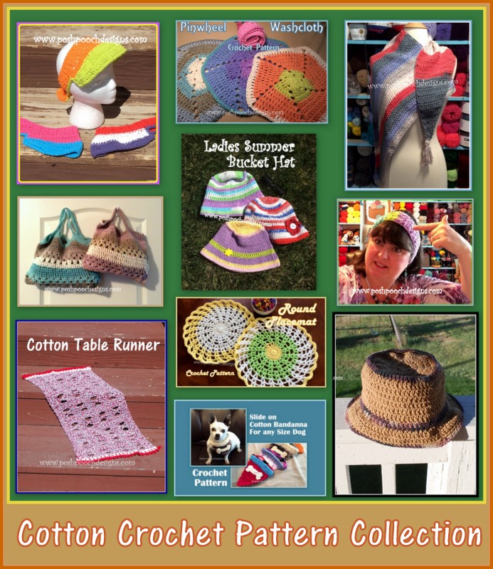 Posh Pooch Designs : Cotton Crochet Pattern Collection | Posh Pooch Designs