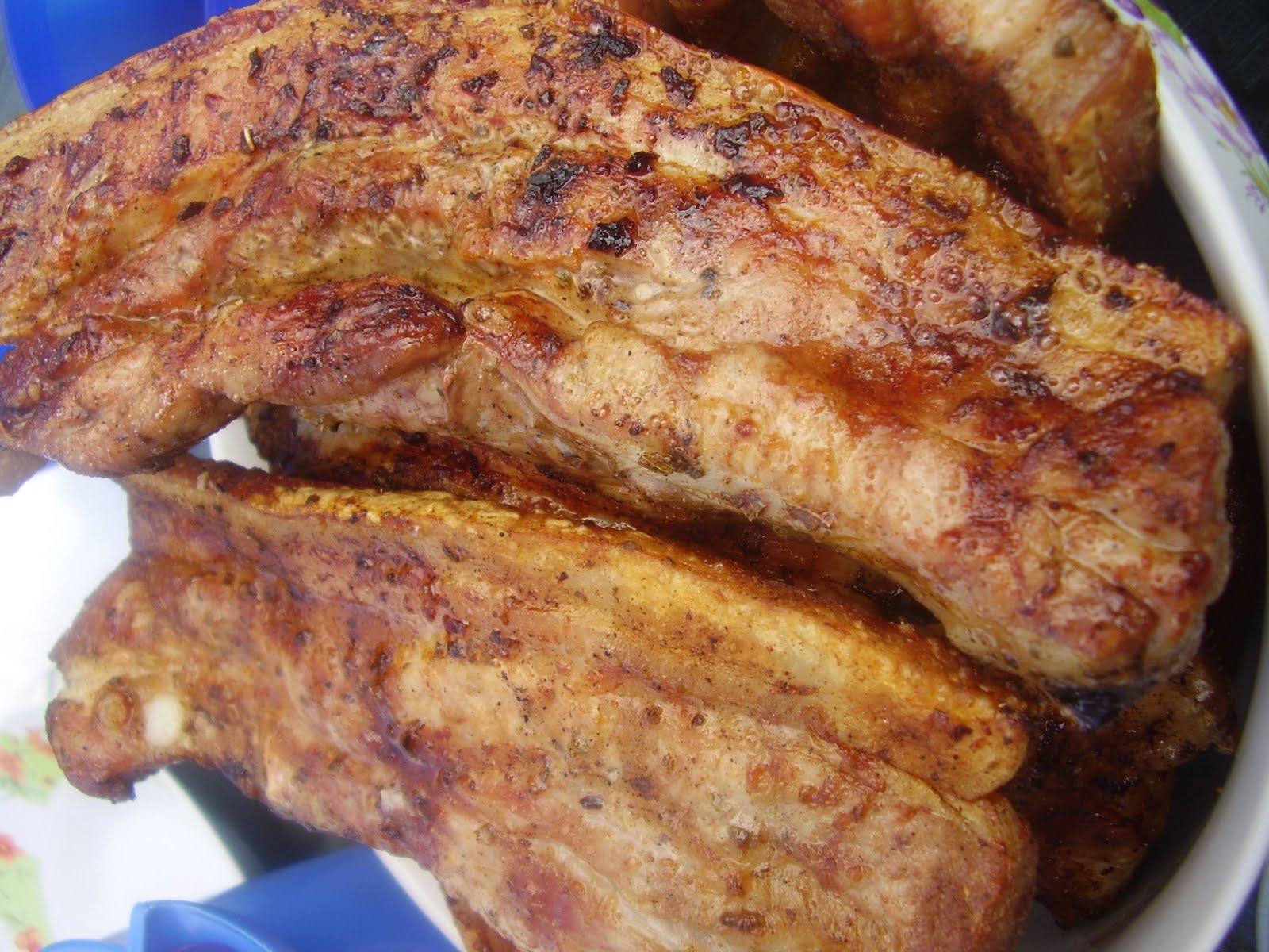 Myra's kitchen: Piept de porc la gratar