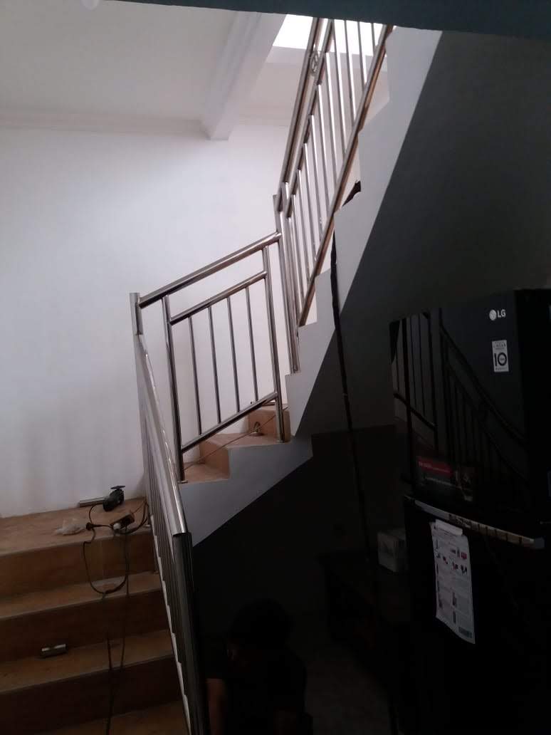 Reling tangga stainless murah tapi mewah - Bengkel las cilengsi| Arbainlas