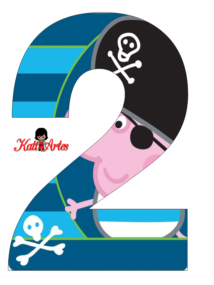 Alfabeto de George Pig Pirata. - Oh my Alfabetos!