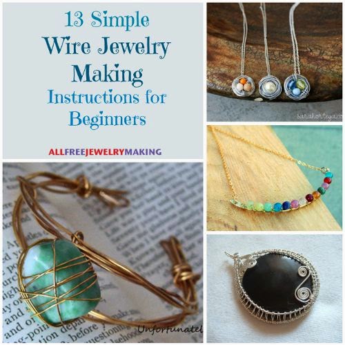 Houston Bead Society: 13 Simple Wire Jewelry Designs