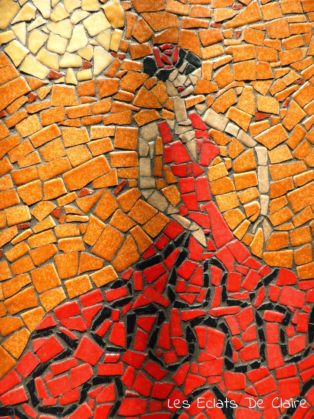 Claire dans tous ses éclats... : Les étapes d'une mosaïque.